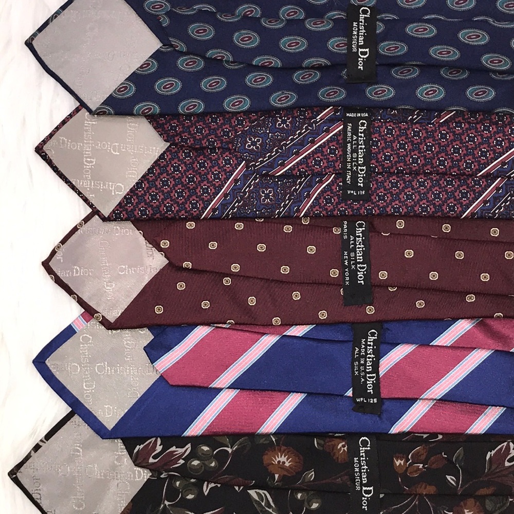 Christian Dior Elegant And Classic Ties - Gem